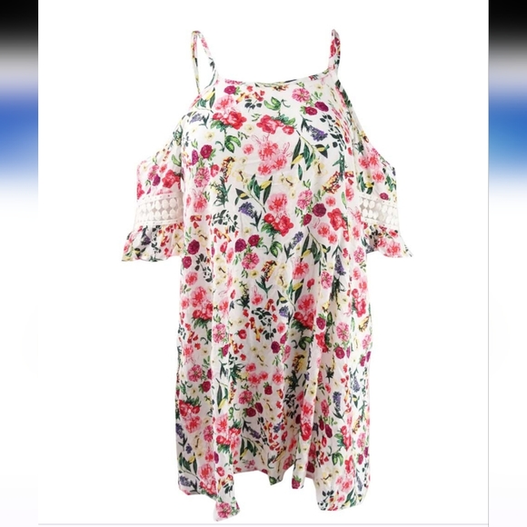 Jessica Simpson | Swim | Jessica Simpson Garden Party Cold Shoulder ...